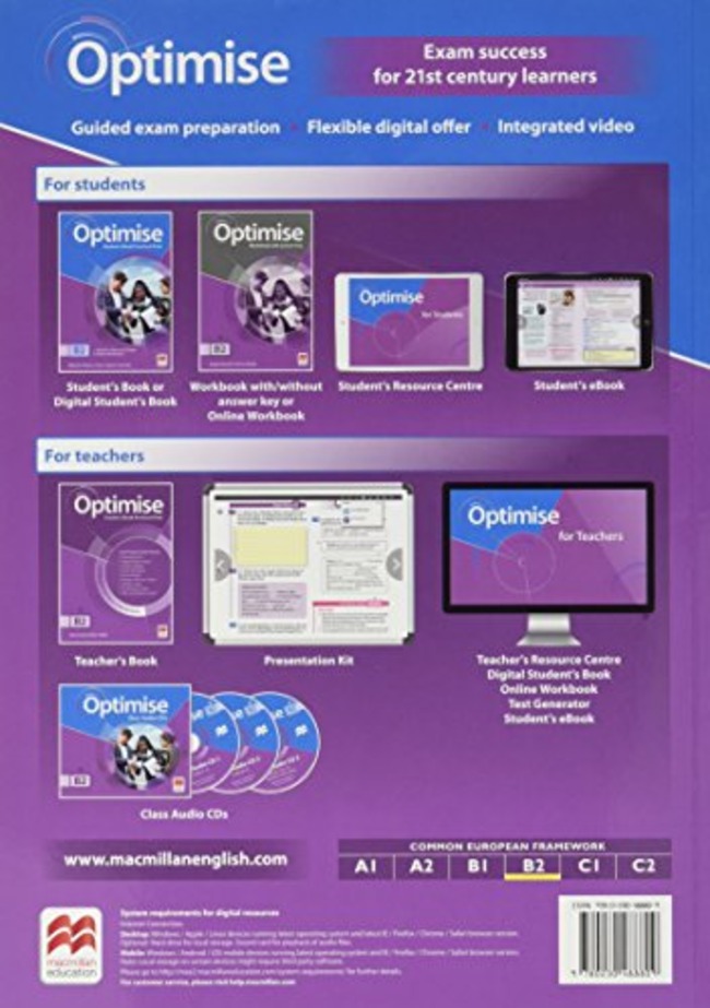 Optimise B2 Student s Book Key Con Espansione Online Libro optimise-b2-student-s-book-key-con-espansione-online-libro