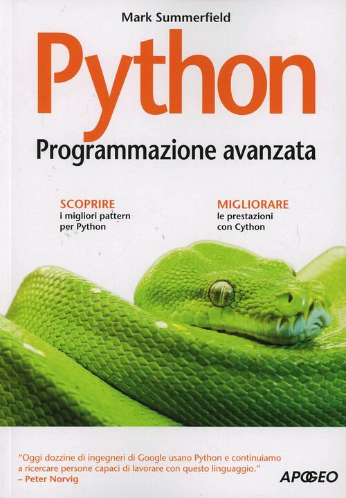 Python Programmazione Avanzata Mark Summerfield Libro Libraccioit