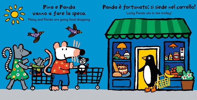 Pina fa la spesa-Maisy goes shopping. Ediz. a colori - Lucy Cousins ...